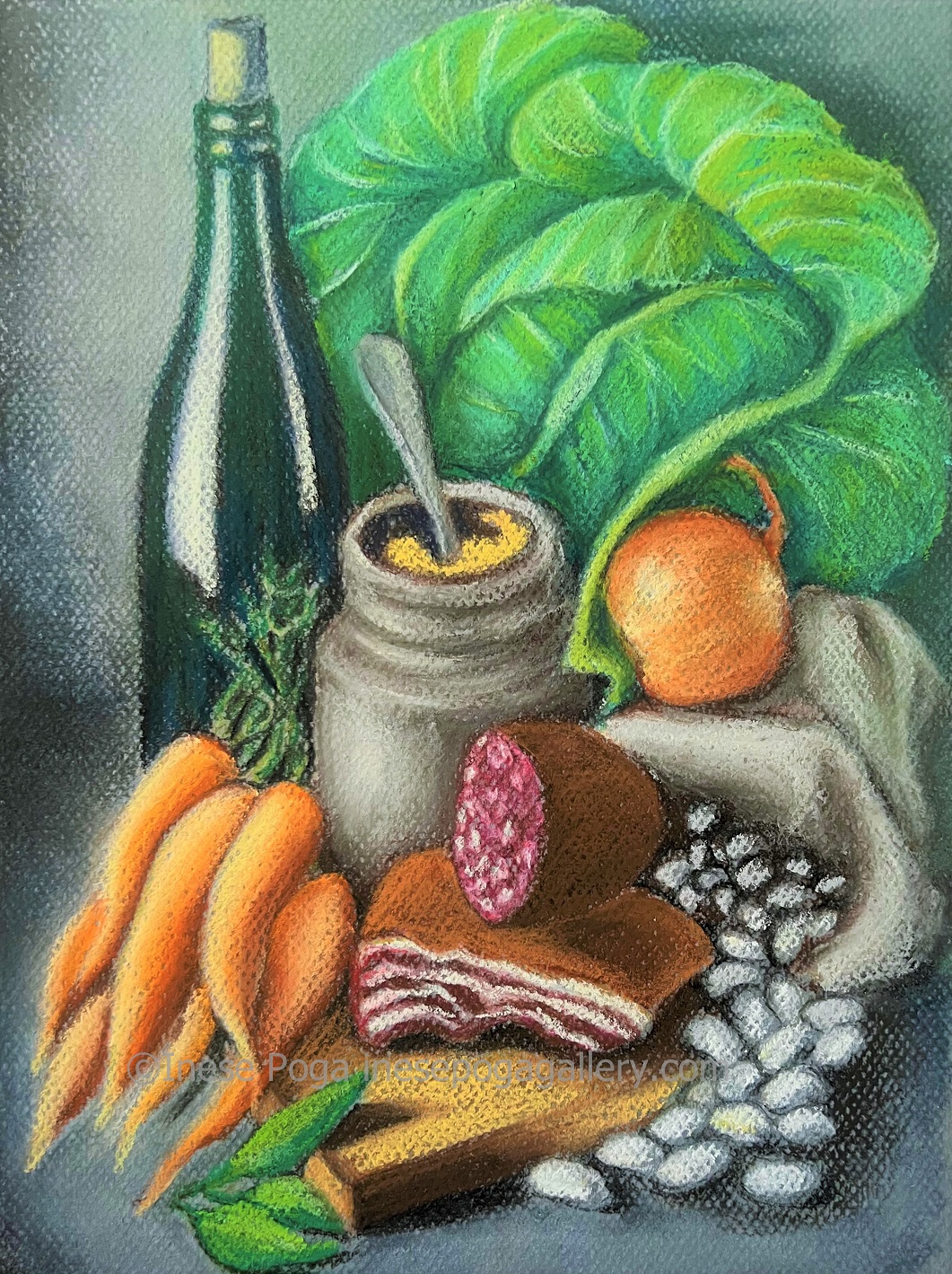 Vegetable Art Painting