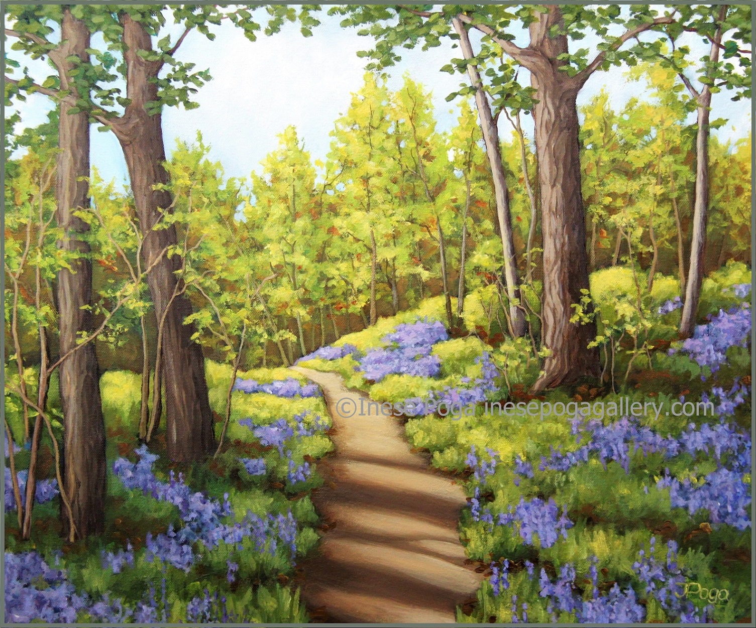 Forest Flower Painting